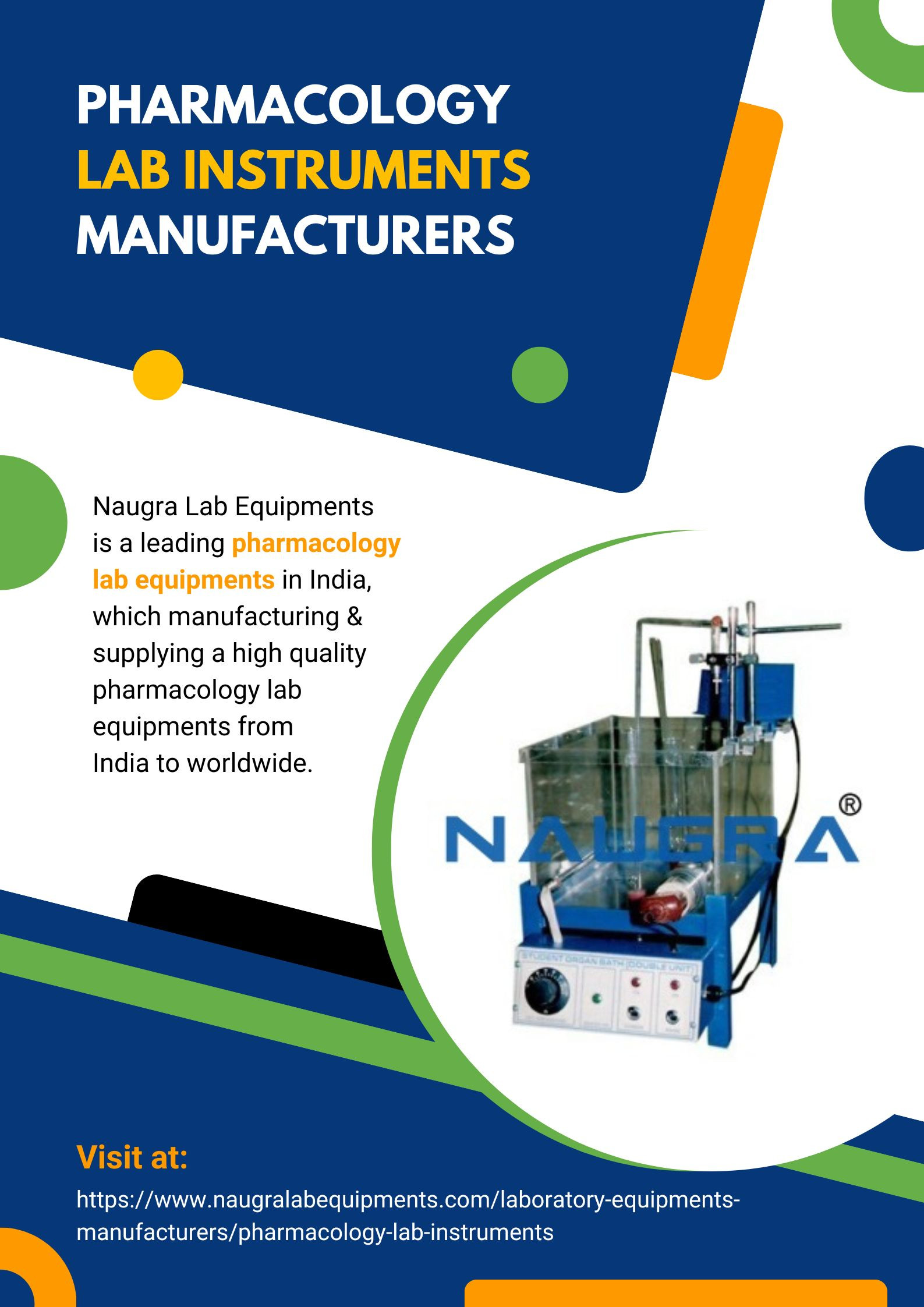 Pharmacology Lab Instruments Manufacturers - Gifyu